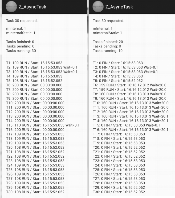 Android Asynctask Task 6 To 15 Not Starting But Running Stack Overflow